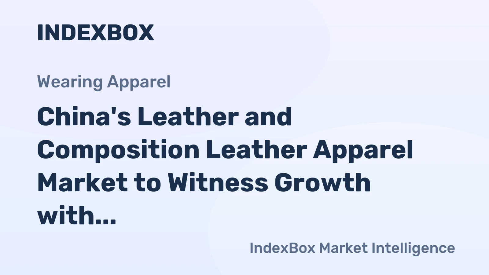 China's Leather and Composition Leather Apparel Market to Witness Growth with CAGR of +3.5% Reaching $8B by 2035