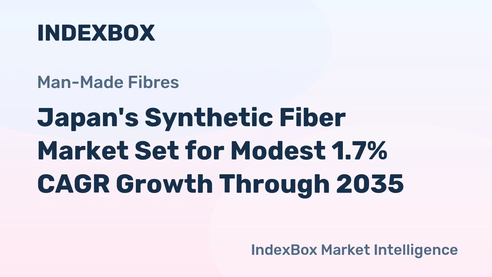 Japan's Synthetic Fiber Market Set for Modest 1.7% CAGR Growth Through 2035