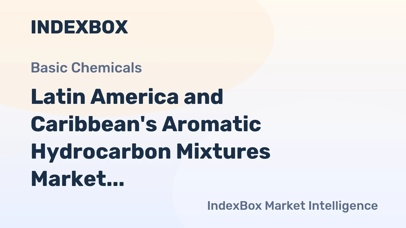 Latin America and Caribbean's Aromatic Hydrocarbon Mixtures Market to Reach 1.3M tons and $972M by 2035