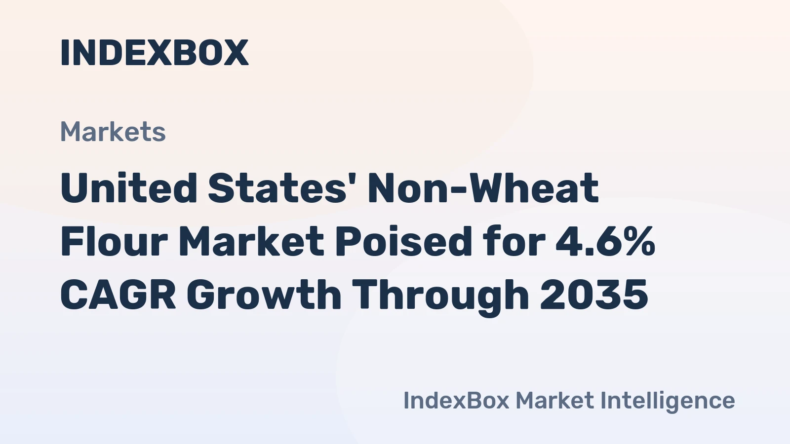 United States' Non-Wheat Flour Market Poised for 4.6% CAGR Growth Through 2035