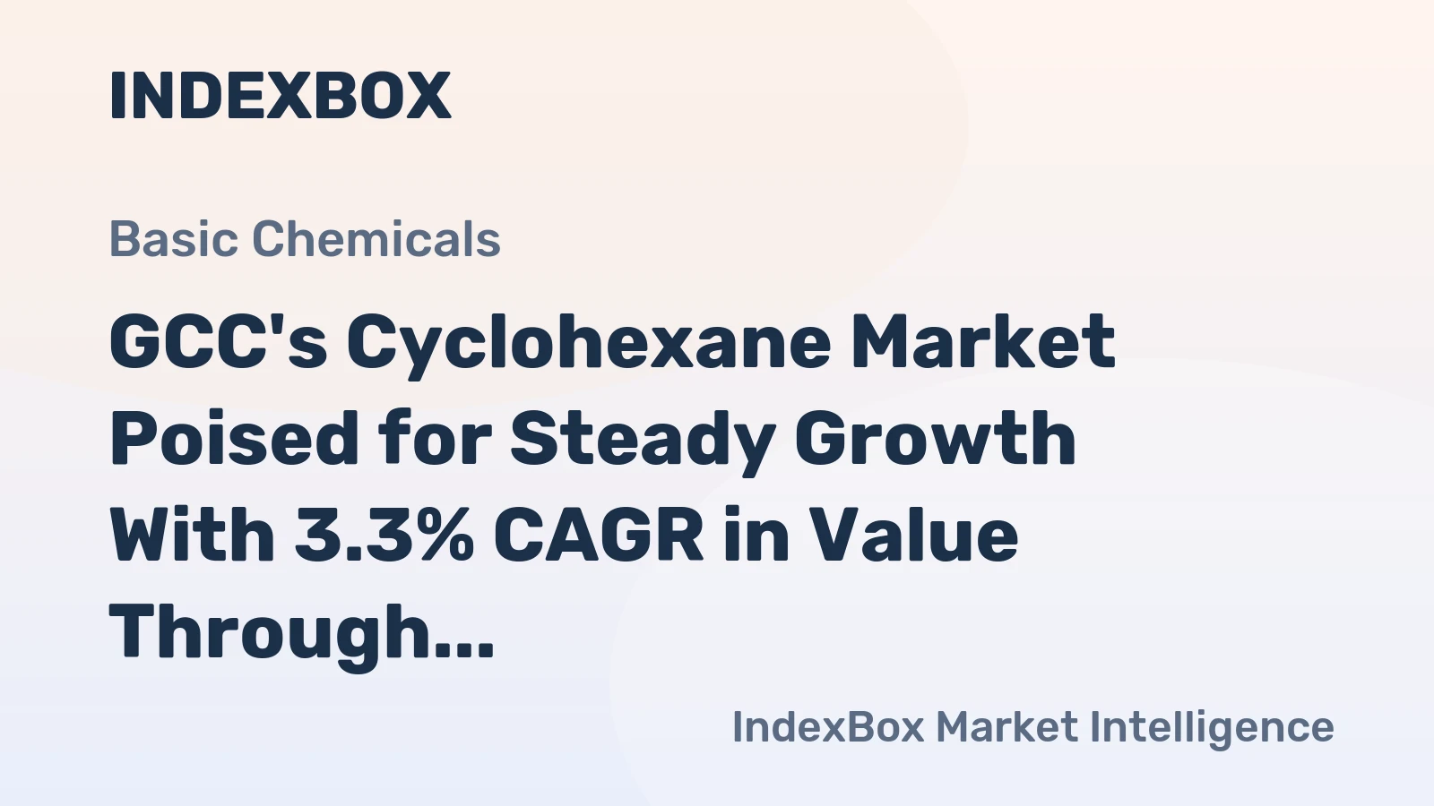GCC's Cyclohexane Market Poised for Steady Growth With 3.3% CAGR in Value Through 2035