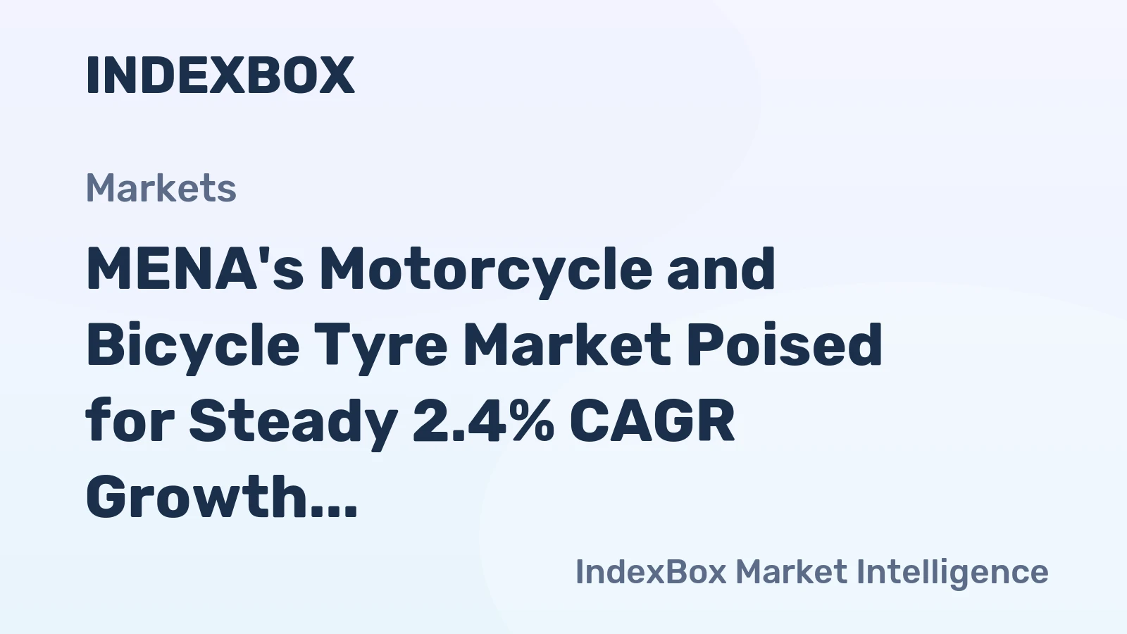 MENA's Motorcycle and Bicycle Tyre Market Poised for Steady 2.4% CAGR Growth Through 2035