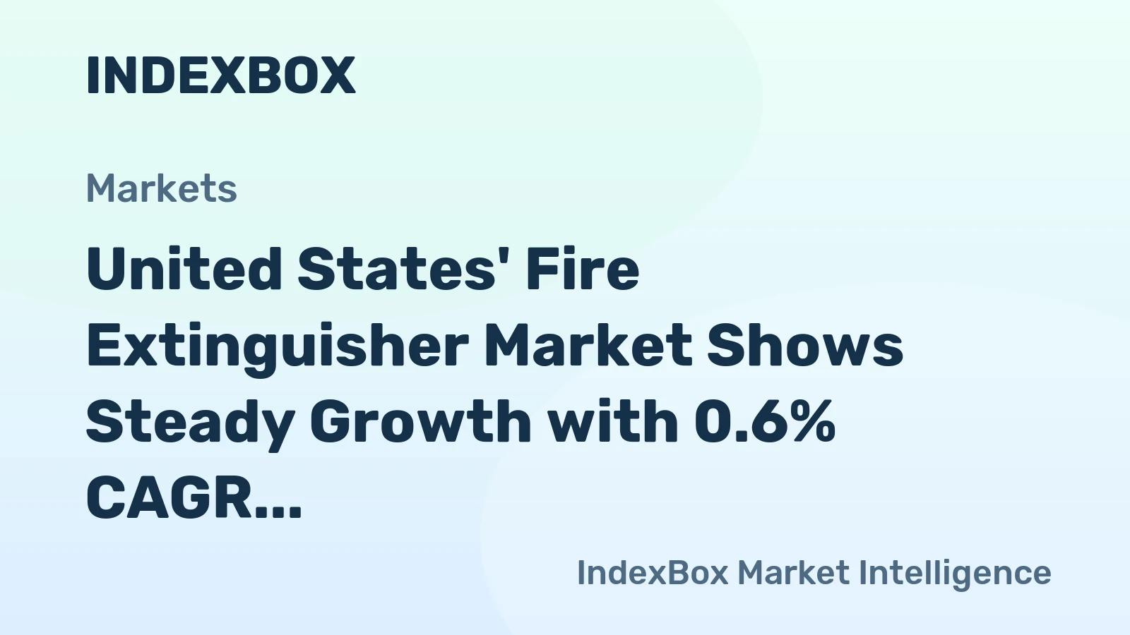 United States' Fire Extinguisher Market Shows Steady Growth with 0.6% CAGR Through 2035