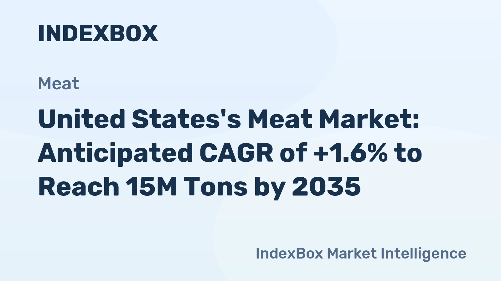 United States's Meat Market: Anticipated CAGR of +1.6% to Reach 15M Tons by 2035