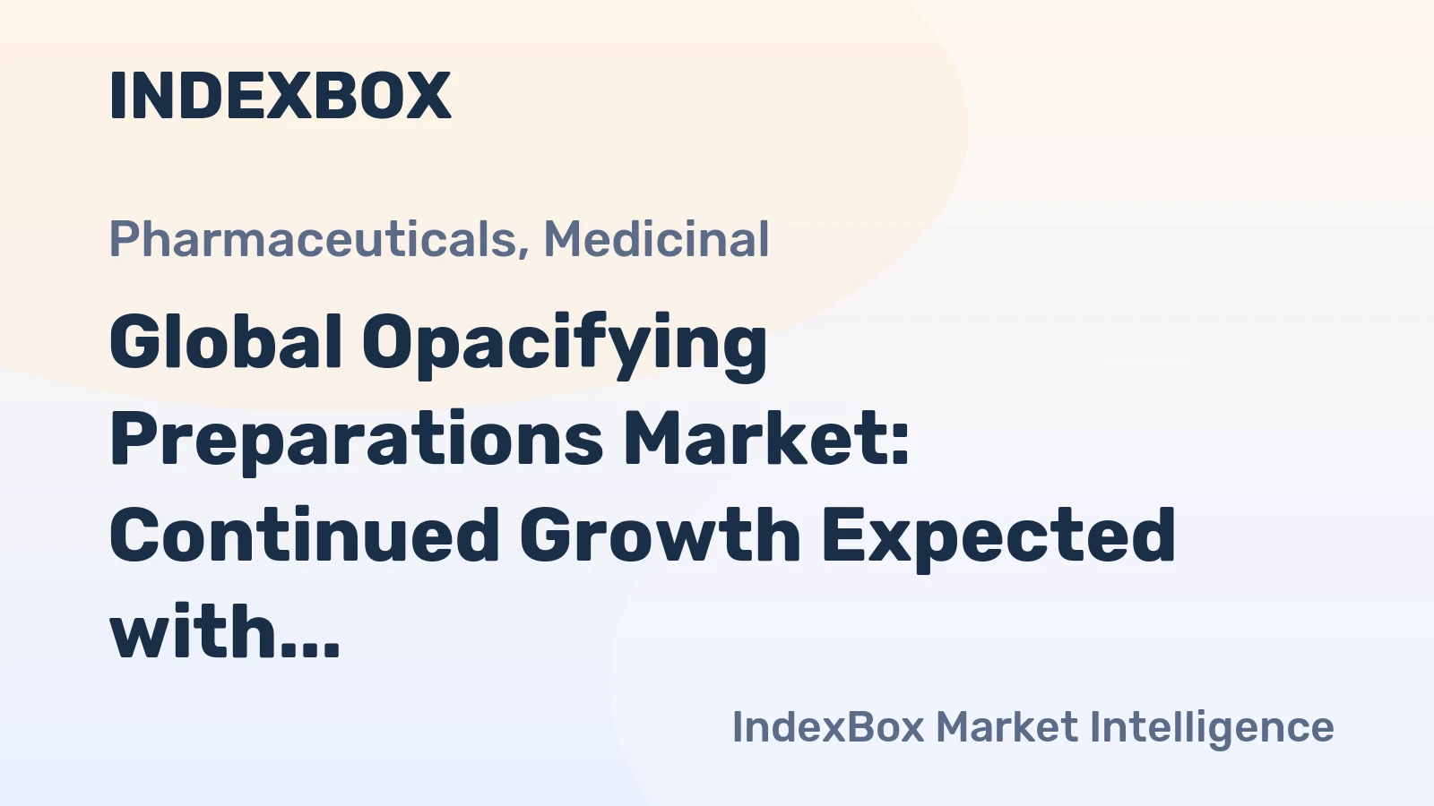 Global Opacifying Preparations Market: Continued Growth Expected with Market Volume Reaching 150K Tons and Market Value Reaching $16.5B by 2035