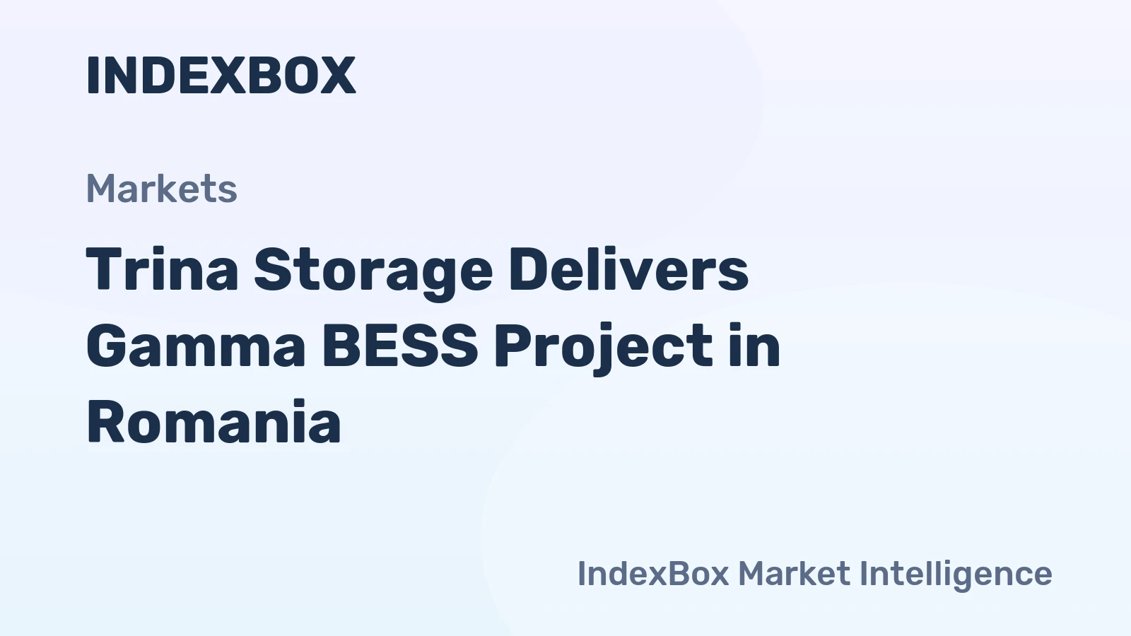 Trina Storage Delivers Gamma BESS Project in Romania