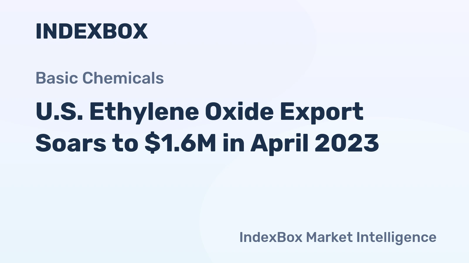 U.S. Ethylene Oxide Export Soars to $1.6M in April 2023