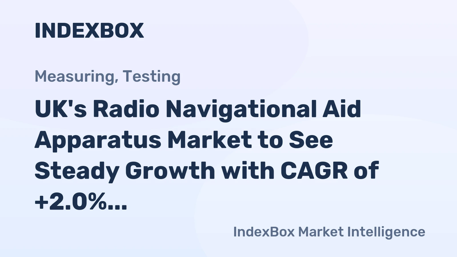 UK's Radio Navigational Aid Apparatus Market to See Steady Growth with CAGR of +2.0%