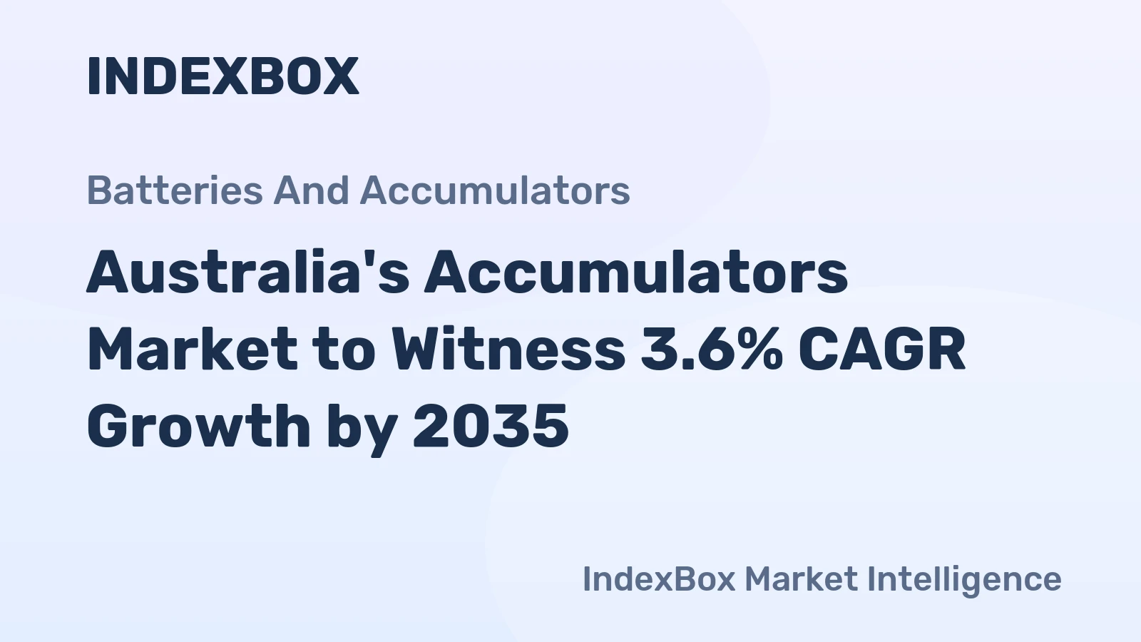 Australia's Accumulators Market to Witness 3.6% CAGR Growth by 2035