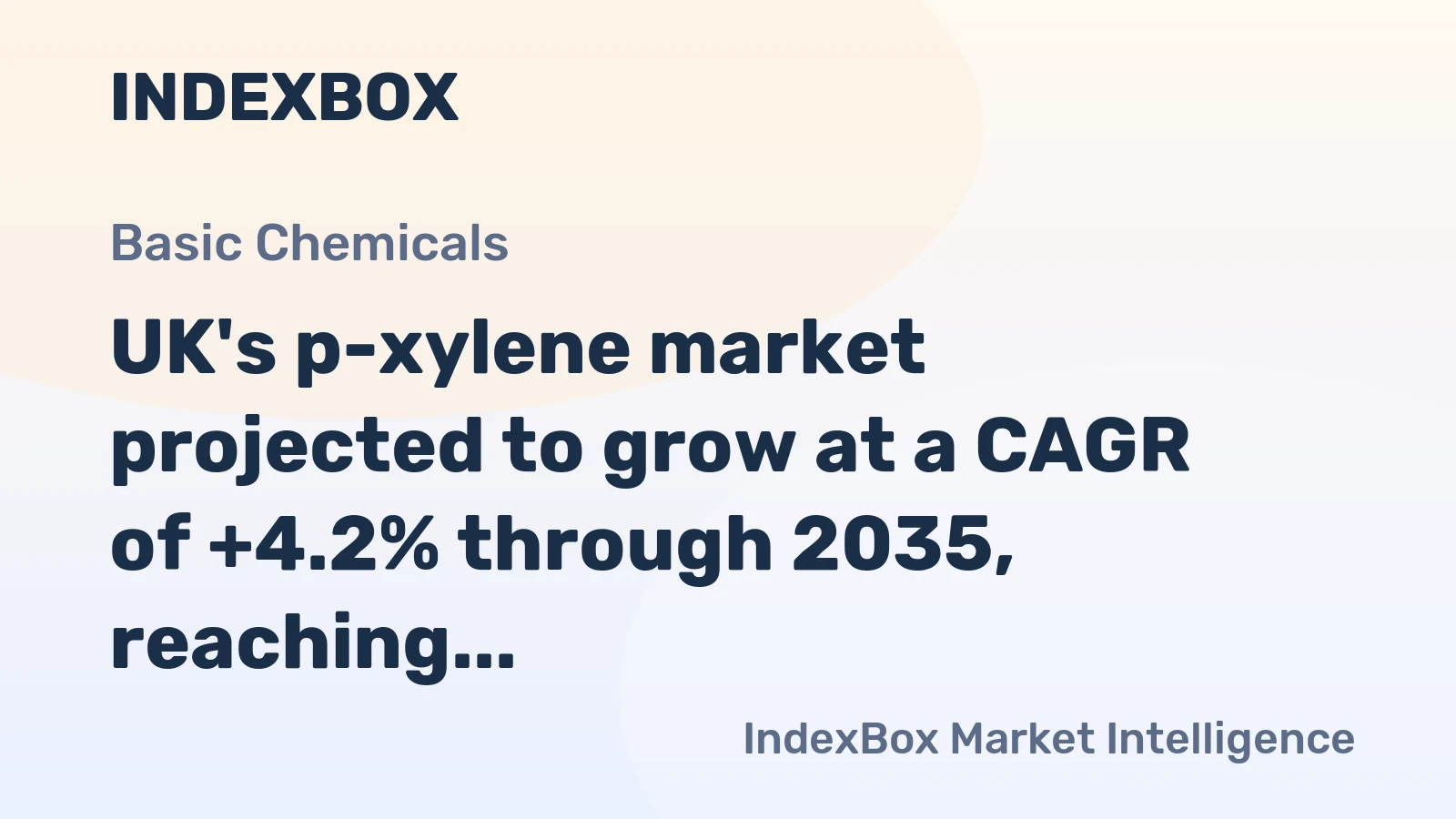 UK's p-xylene market projected to grow at a CAGR of +4.2% through 2035, reaching $338M in value