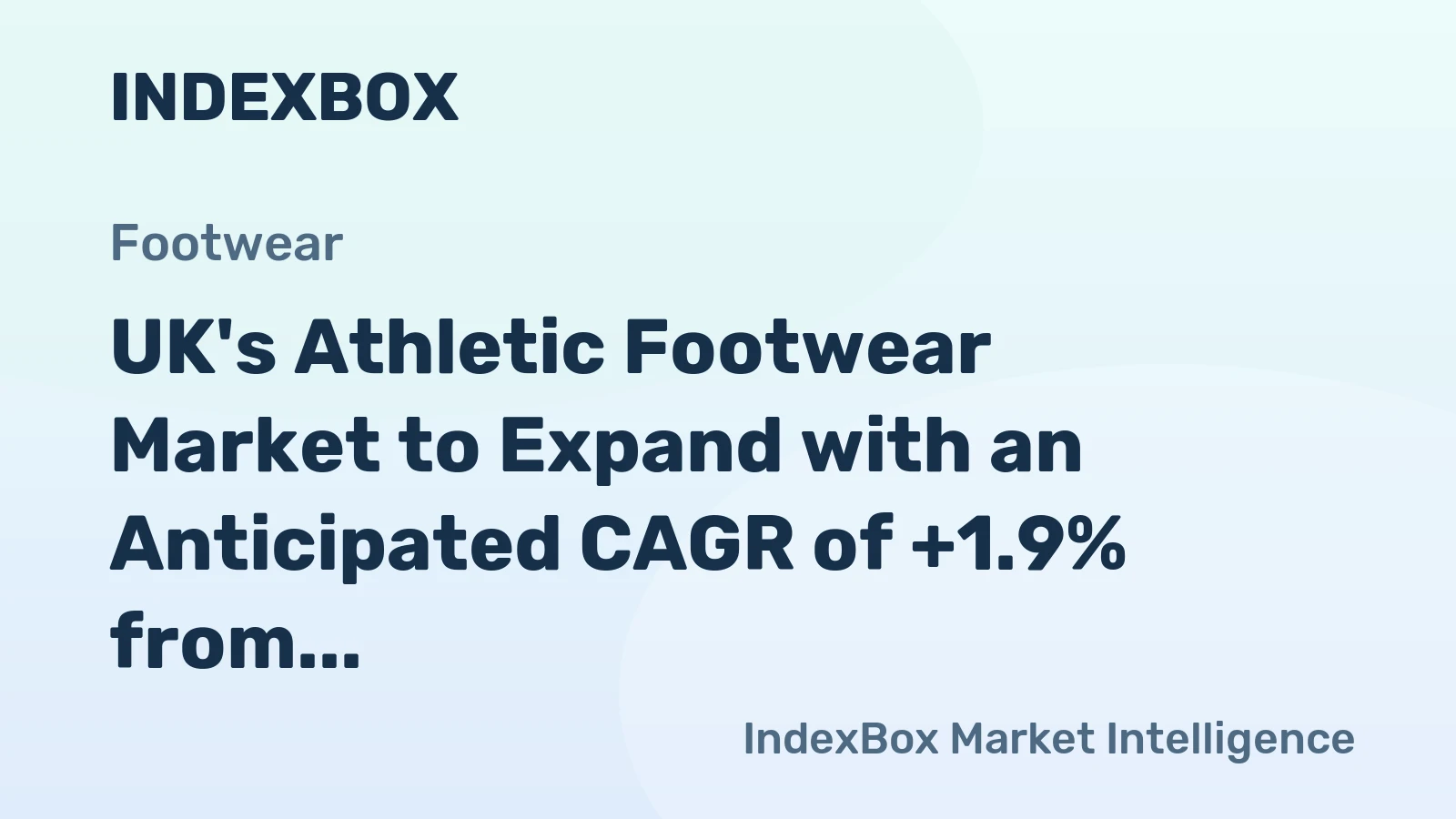 UK's Athletic Footwear Market to Expand with an Anticipated CAGR of +1.9% from 2024 to 2035, Reaching $733M by the End of 2035