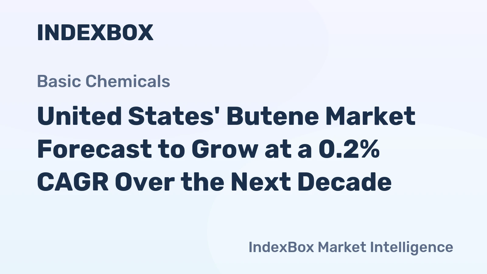 United States' Butene Market Forecast to Grow at a 0.2% CAGR Over the Next Decade