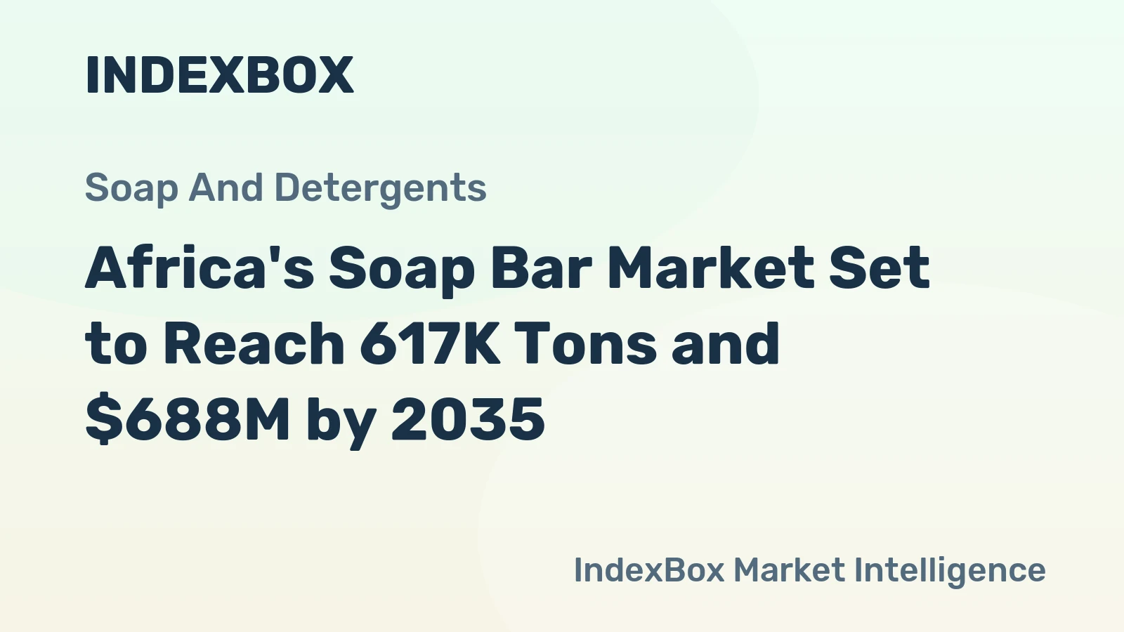 Africa's Soap Bar Market Set to Reach 617K Tons and $688M by 2035