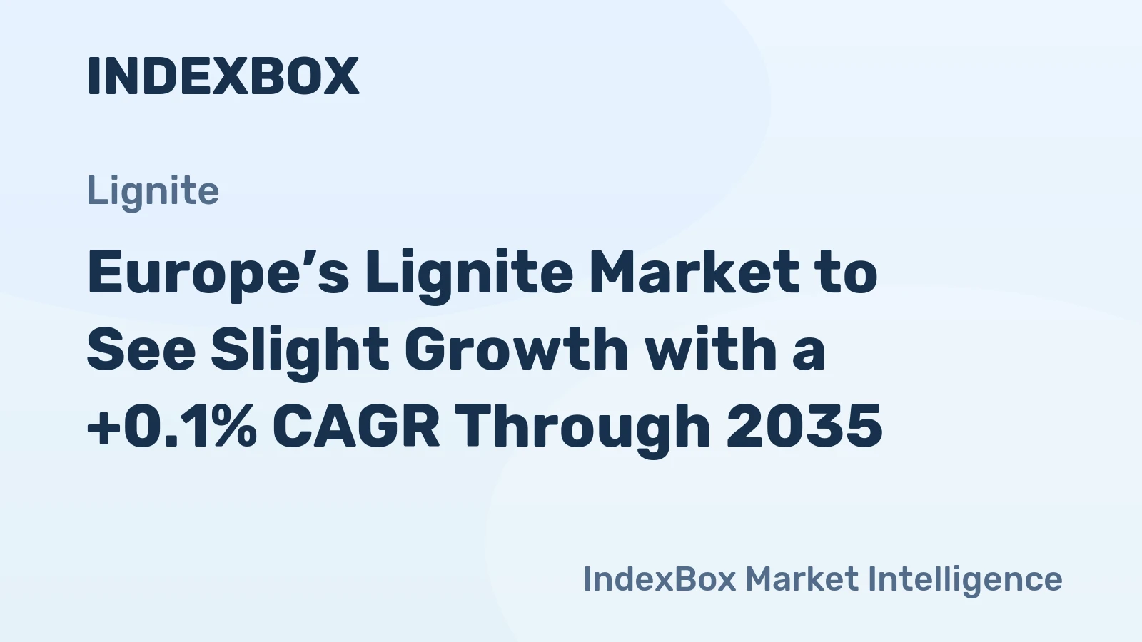 Europe’s Lignite Market to See Slight Growth with a +0.1% CAGR Through 2035