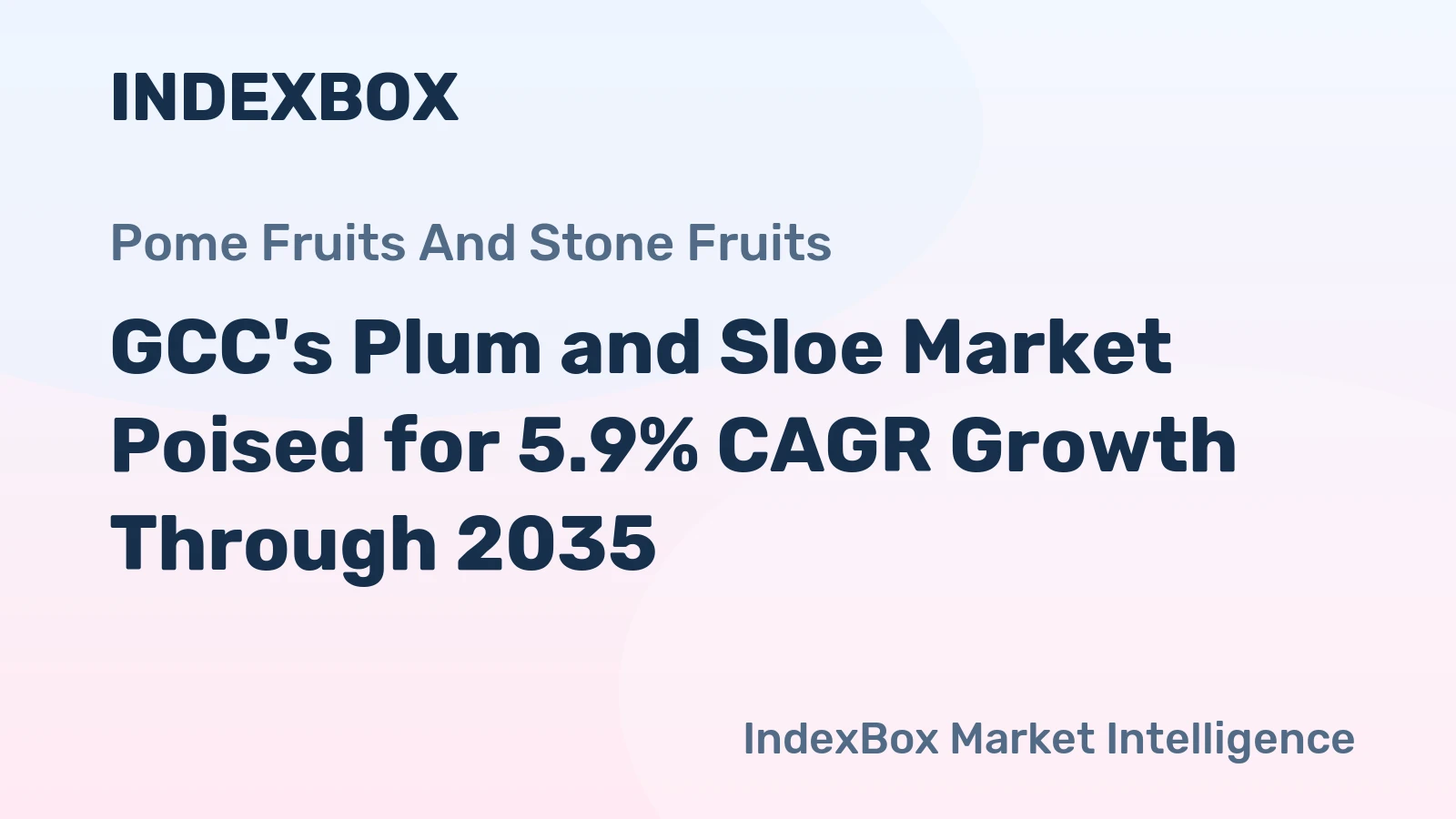GCC's Plum and Sloe Market Poised for 5.9% CAGR Growth Through 2035