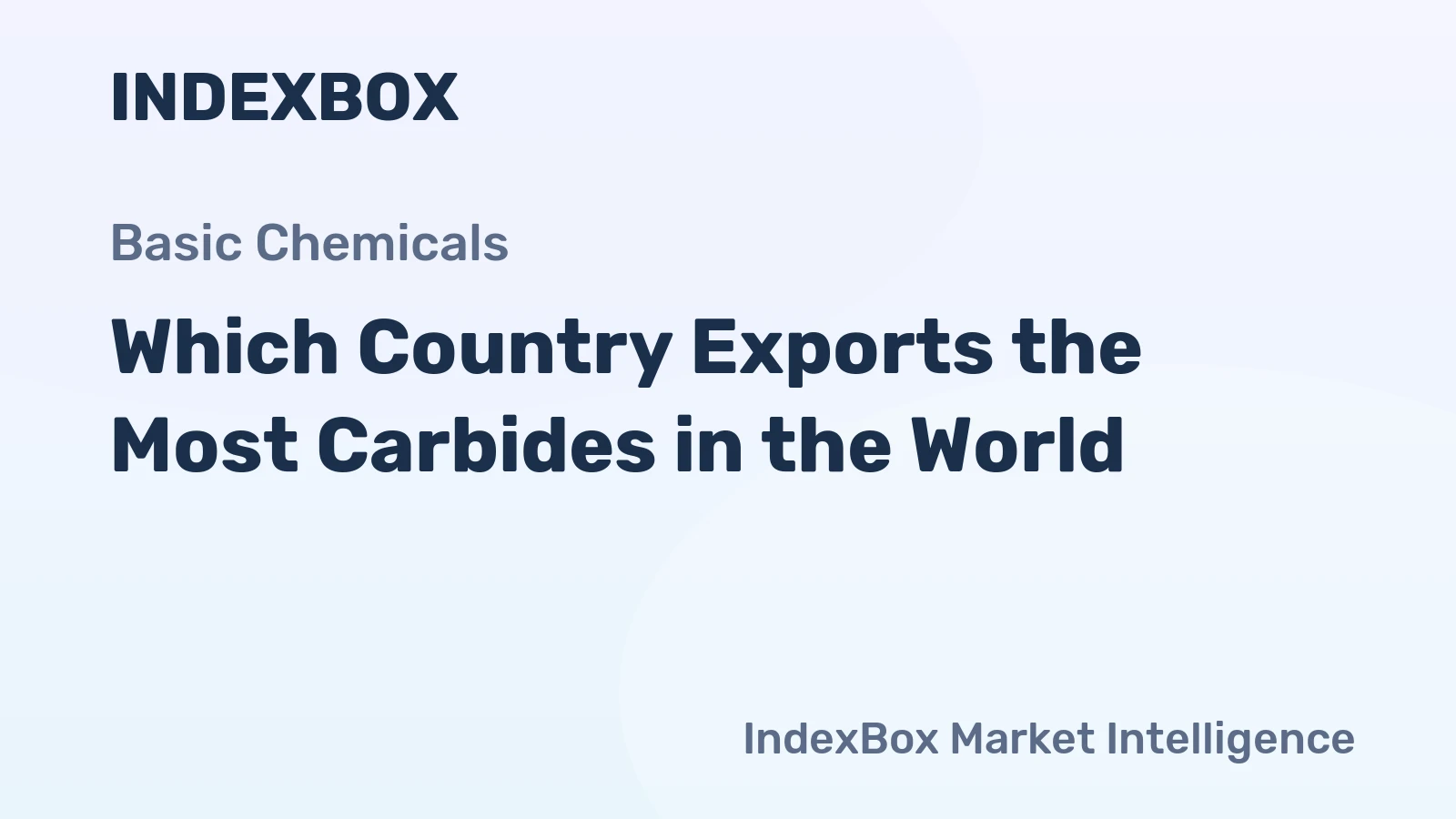 Which Country Exports the Most Carbides in the World?