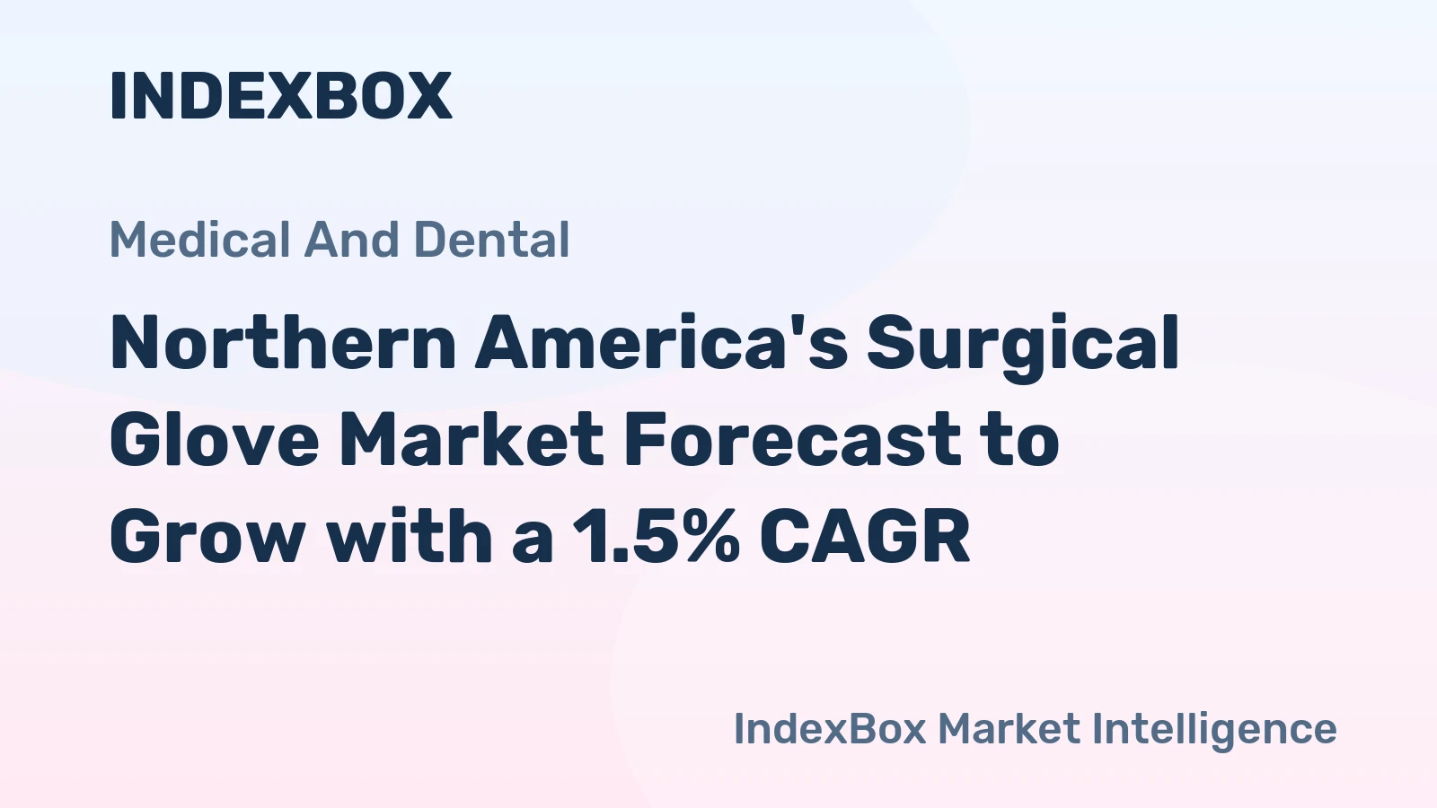 Northern America's Surgical Glove Market Forecast to Grow with a 1.5% CAGR