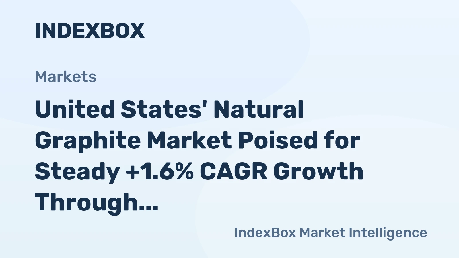 United States' Natural Graphite Market Poised for Steady +1.6% CAGR Growth Through 2035