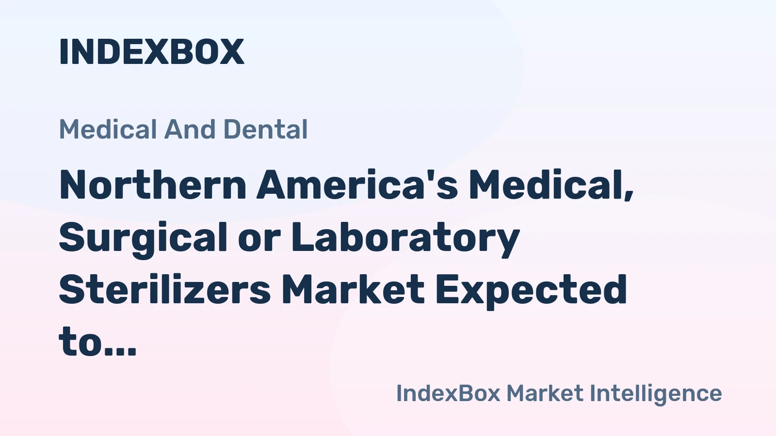 Northern America's Medical, Surgical or Laboratory Sterilizers Market Expected to Grow at a CAGR of +0.2% Over the Next Decade