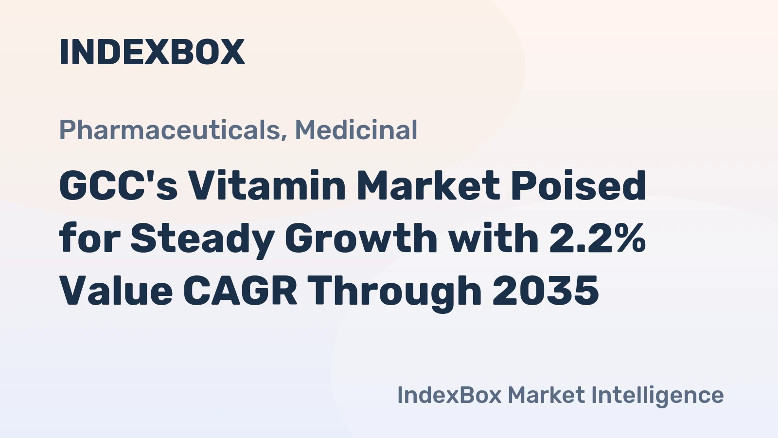 GCC's Vitamin Market Poised for Steady Growth with 2.2% Value CAGR Through 2035