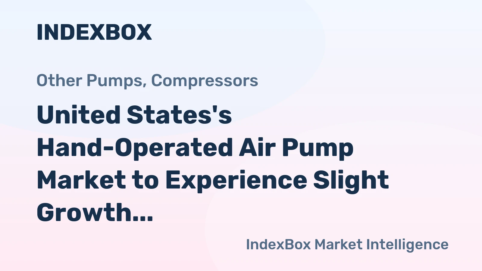 United States's Hand-Operated Air Pump Market to Experience Slight Growth with +0.2% CAGR