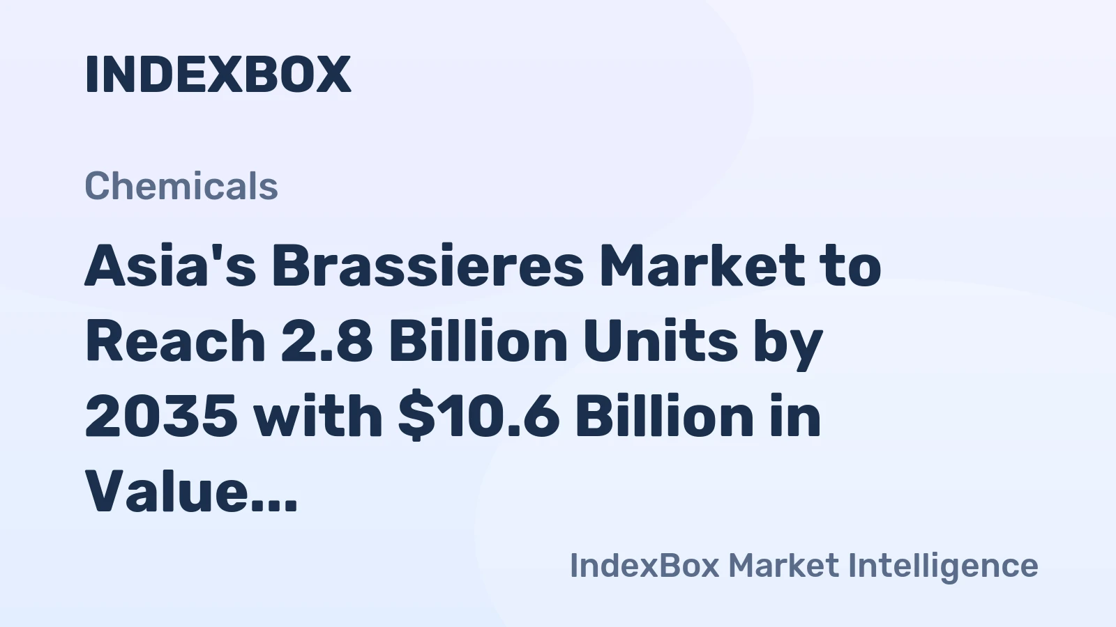 Asia's Brassieres Market to Reach 2.8 Billion Units by 2035 with $10.6 Billion in Value