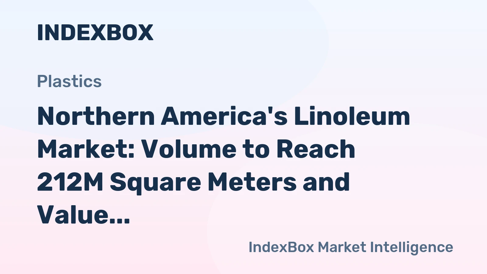 Northern America's Linoleum Market: Volume to Reach 212M Square Meters and Value to Hit $2.9B by 2035