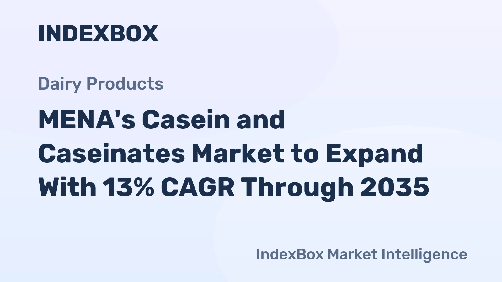 MENA's Casein and Caseinates Market to Expand With 13% CAGR Through 2035