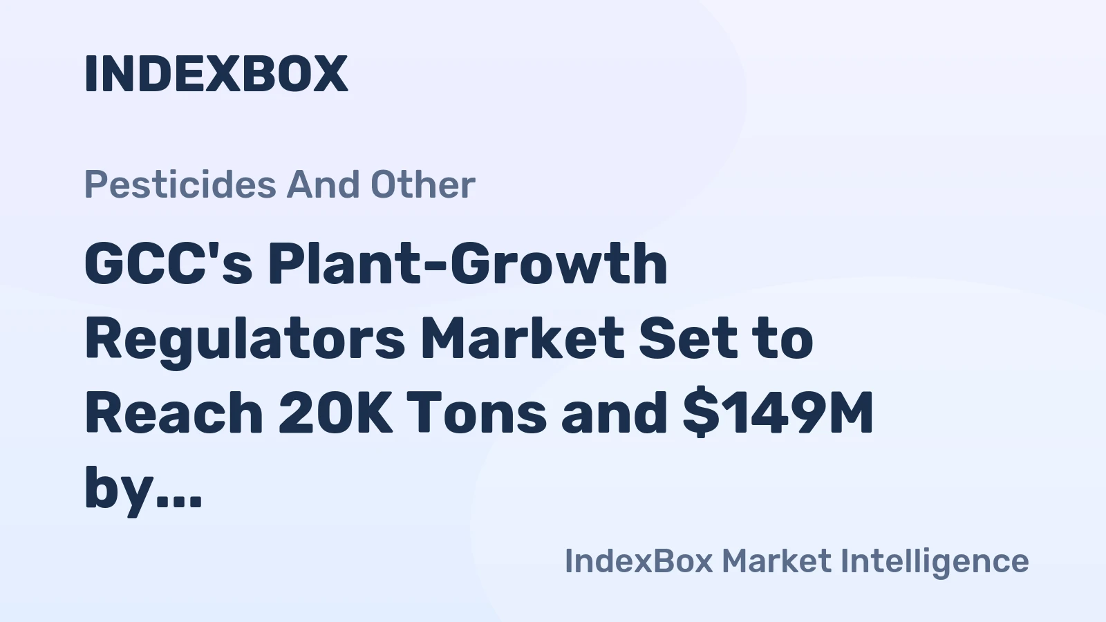 GCC's Plant-Growth Regulators Market Set to Reach 20K Tons and $149M by 2035
