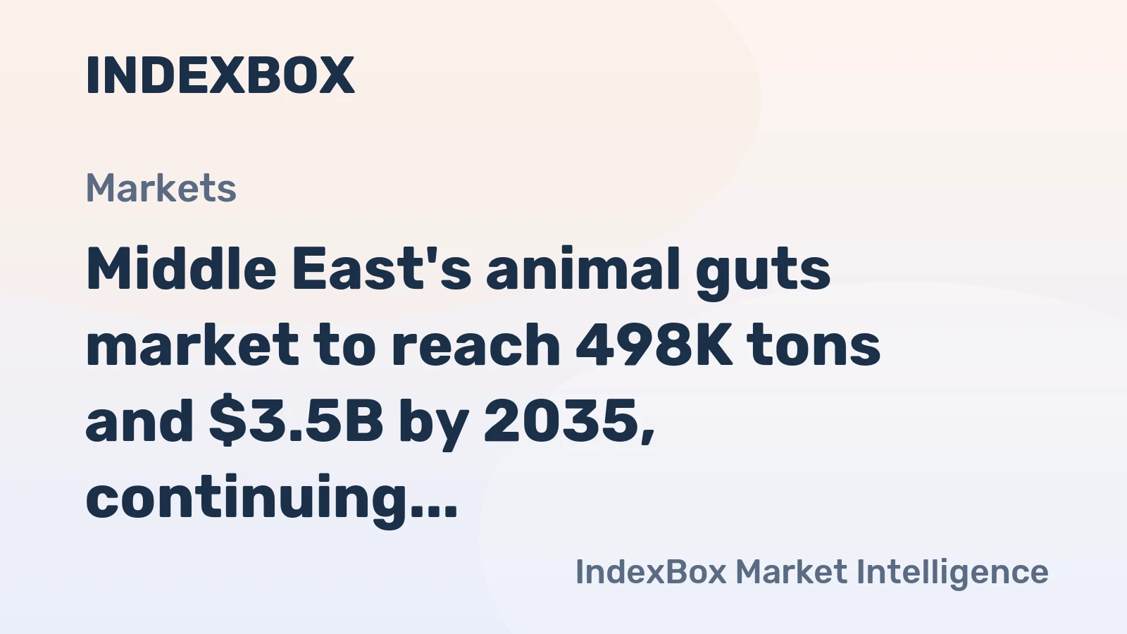 Middle East's animal guts market to reach 498K tons and $3.5B by 2035, continuing its upward consumption trend.