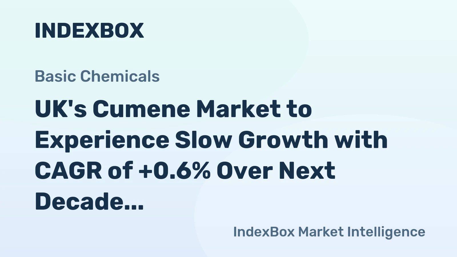 UK's Cumene Market to Experience Slow Growth with CAGR of +0.6% Over Next Decade