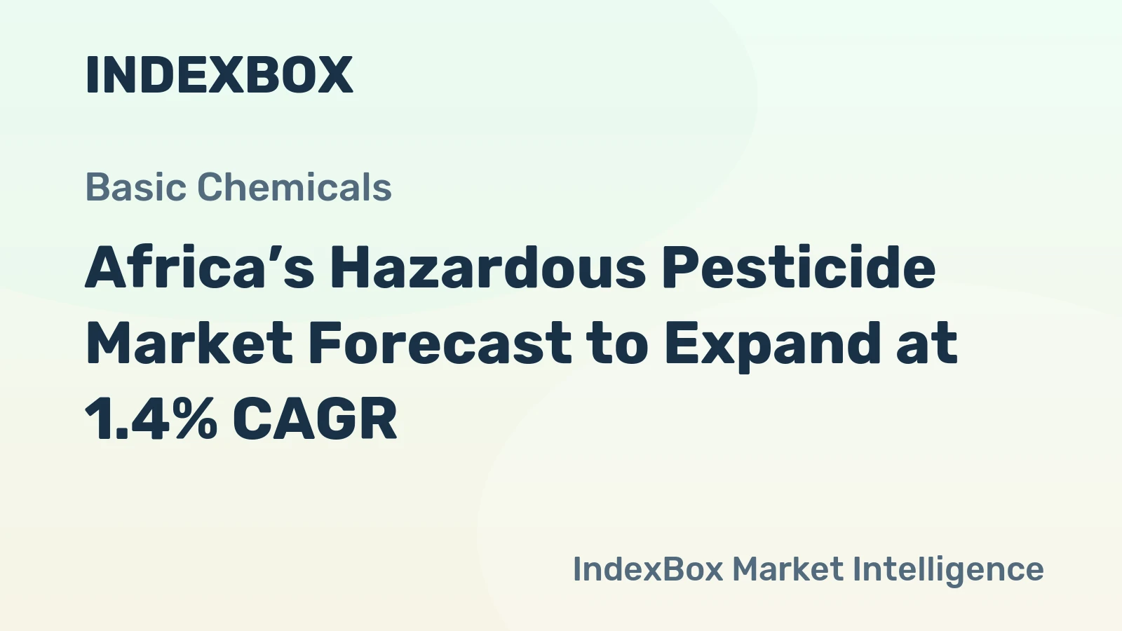 Africa’s Hazardous Pesticide Market Forecast to Expand at 1.4% CAGR