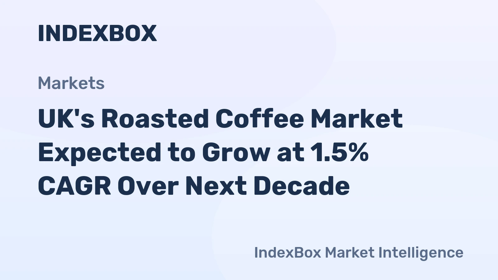 UK's Roasted Coffee Market Expected to Grow at 1.5% CAGR Over Next Decade