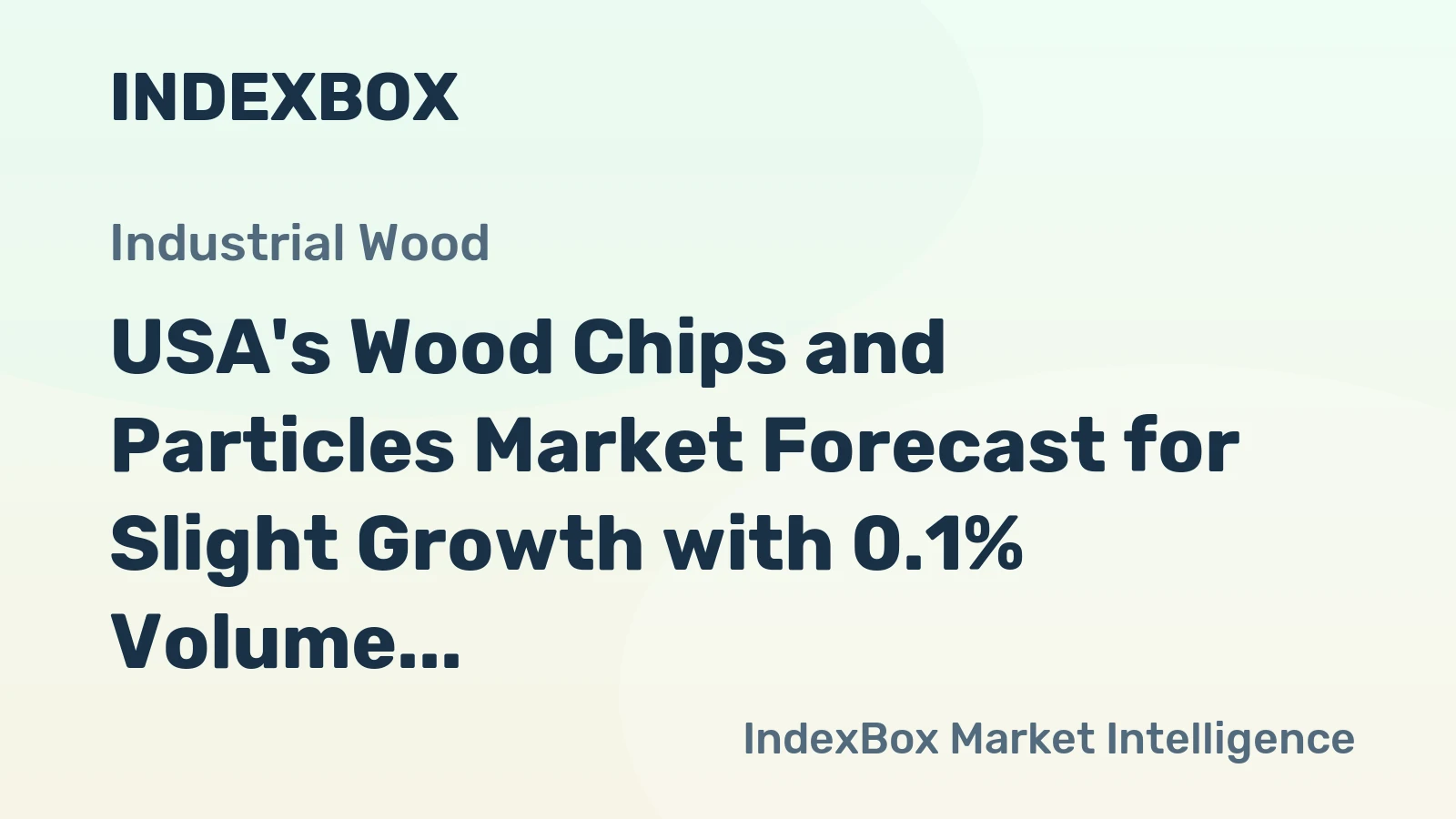 USA's Wood Chips and Particles Market Forecast for Slight Growth with 0.1% Volume CAGR to 2035