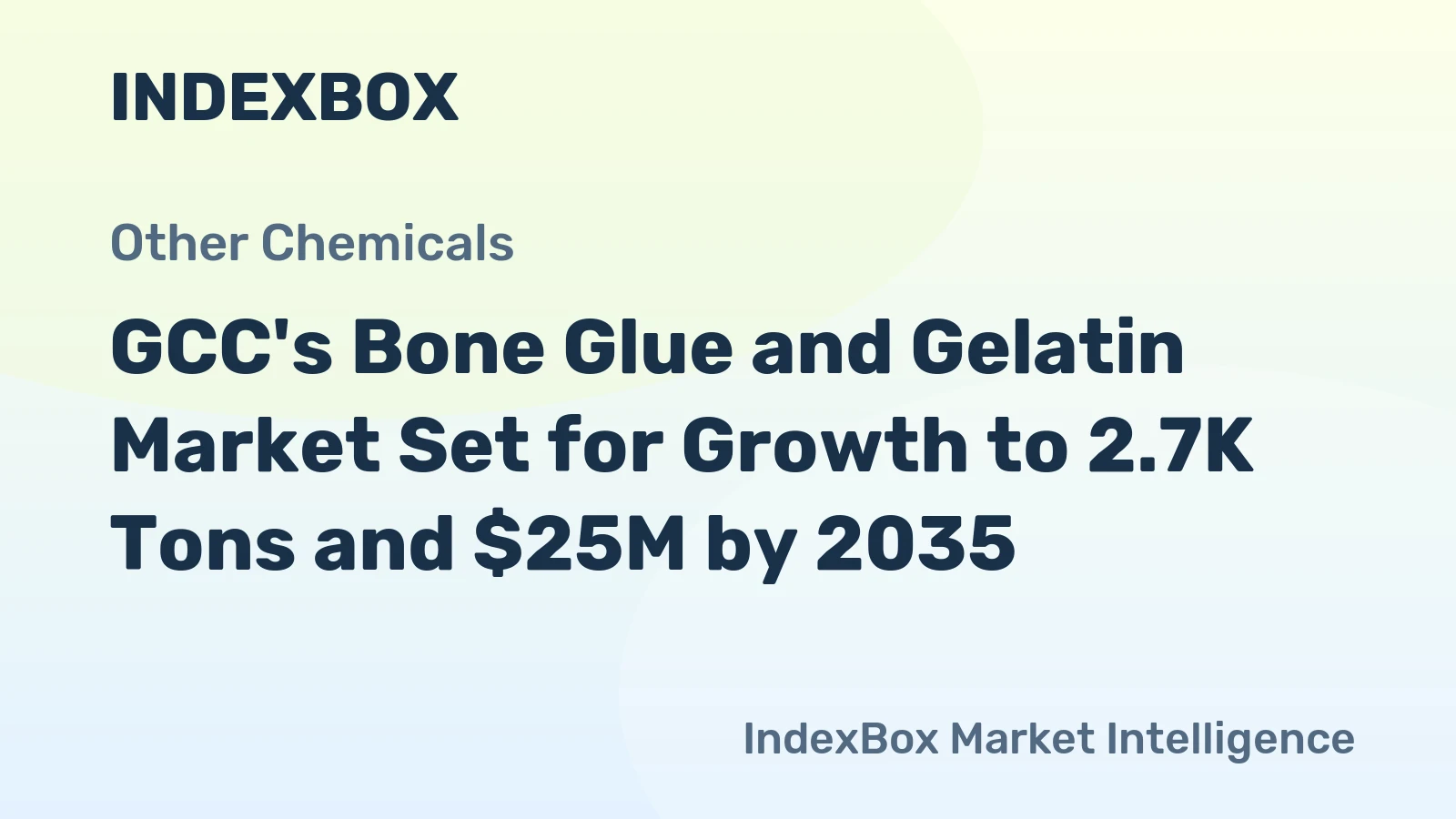 GCC's Bone Glue and Gelatin Market Set for Growth to 2.7K Tons and $25M by 2035
