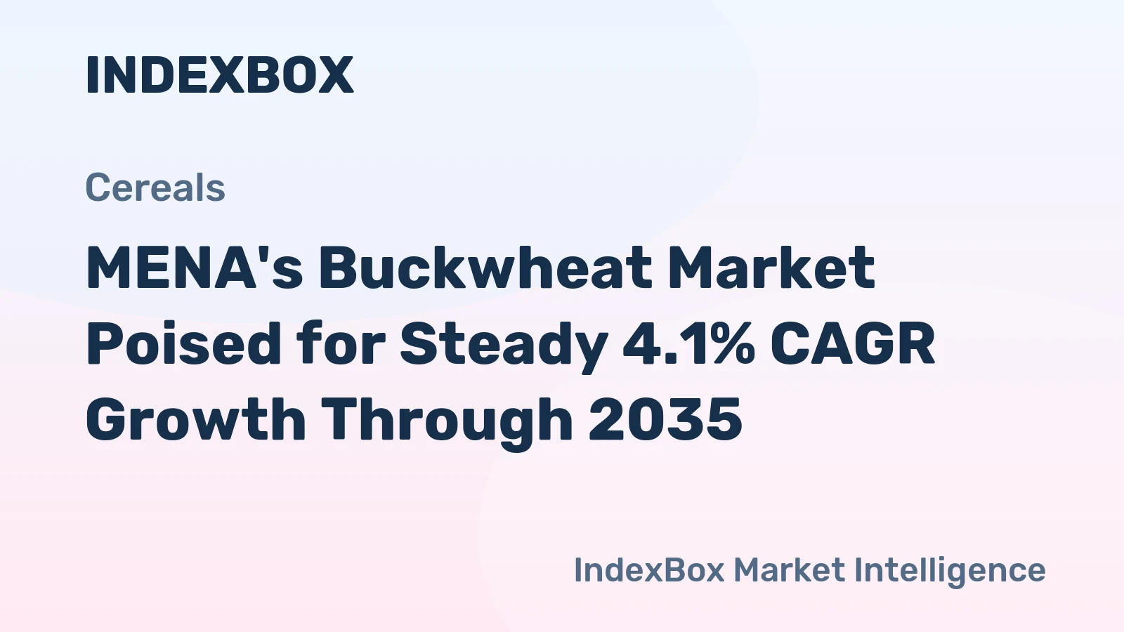 MENA's Buckwheat Market Poised for Steady 4.1% CAGR Growth Through 2035