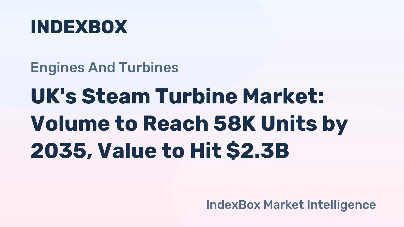 UK's Steam Turbine Market: Volume to Reach 58K Units by 2035, Value to Hit $2.3B