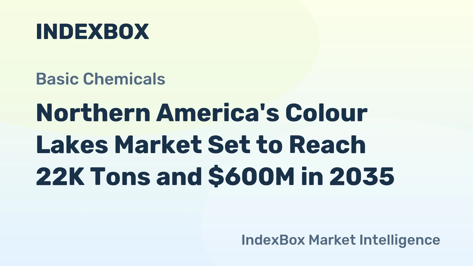 Northern America's Colour Lakes Market Set to Reach 22K Tons and $600M in 2035