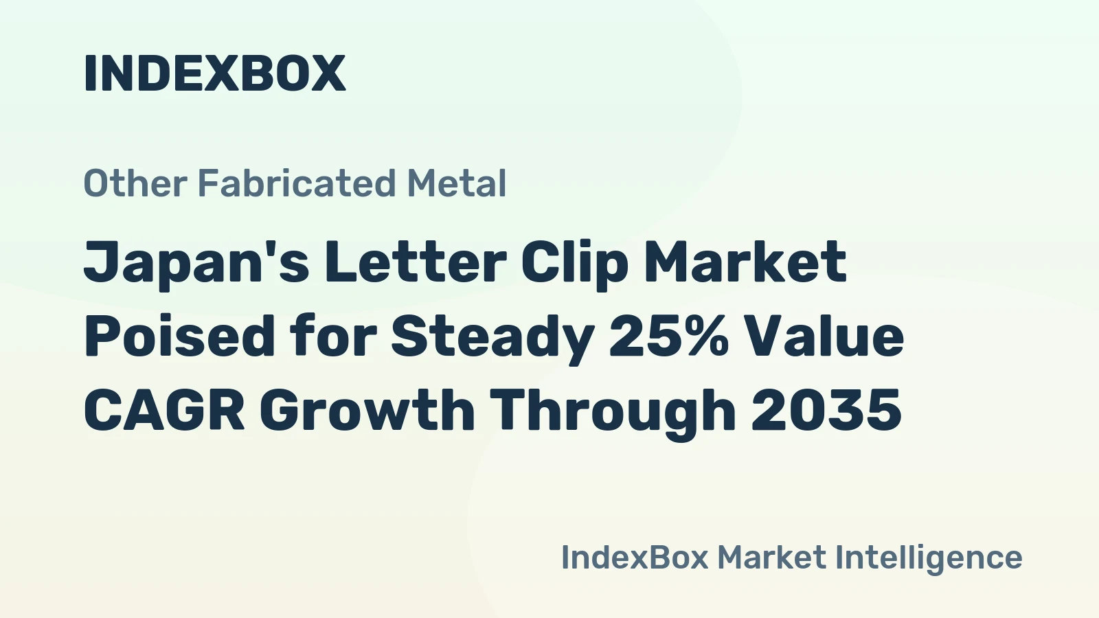 Japan's Letter Clip Market Poised for Steady 25% Value CAGR Growth Through 2035