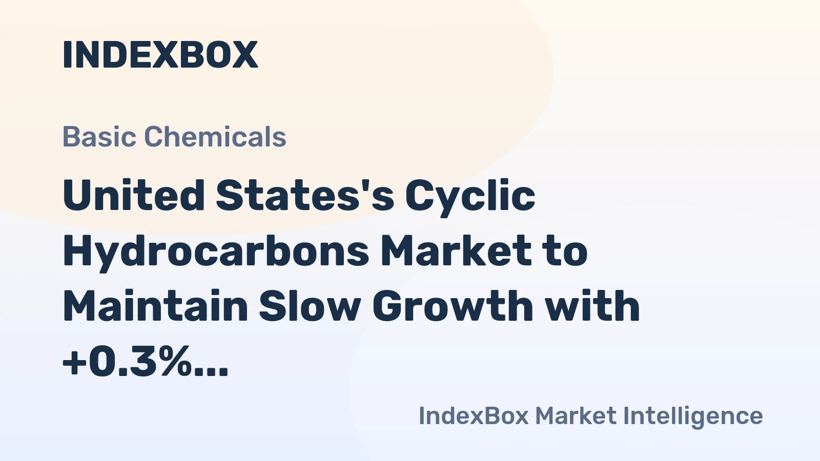 United States's Cyclic Hydrocarbons Market to Maintain Slow Growth with +0.3% CAGR Forecasted Through 2035