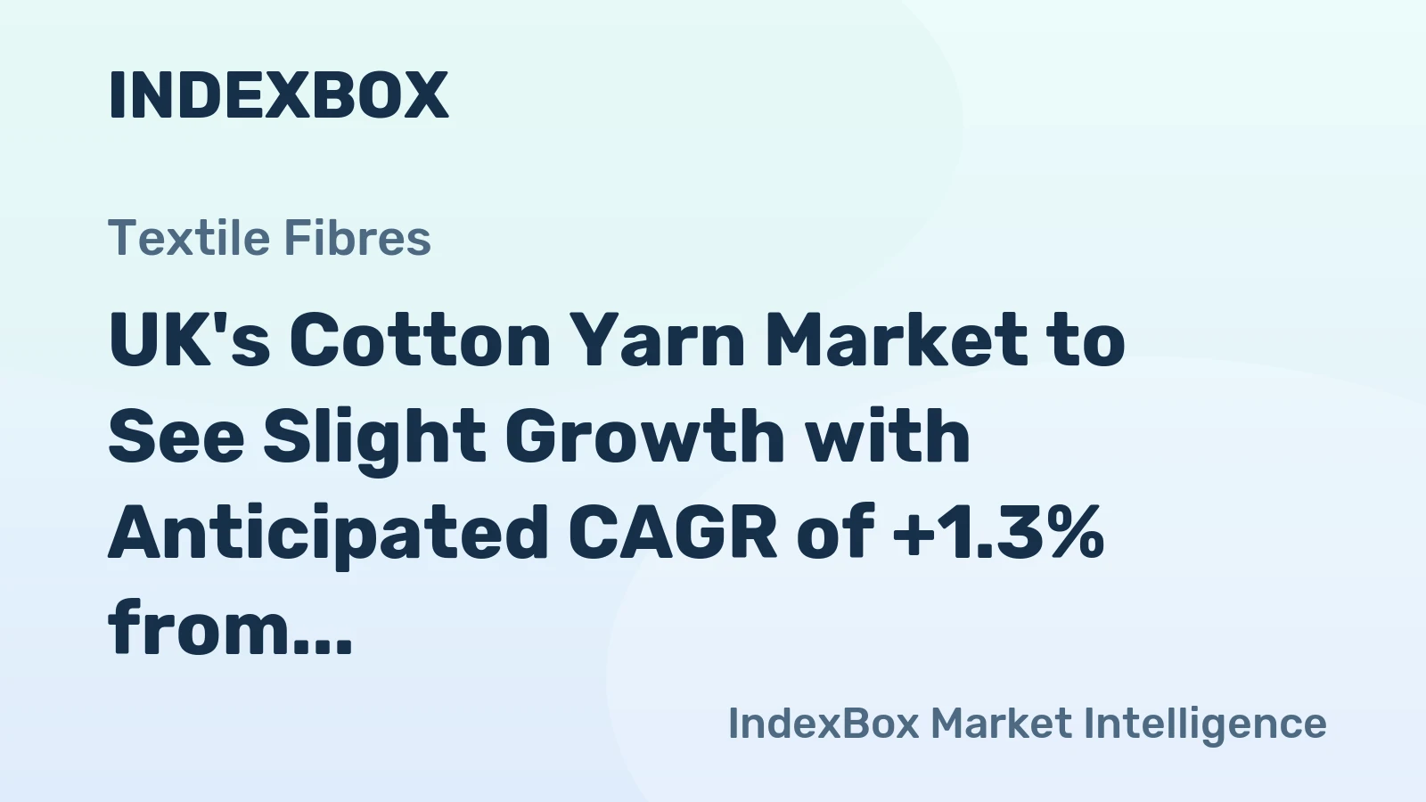 UK's Cotton Yarn Market to See Slight Growth with Anticipated CAGR of +1.3% from 2024 to 2035