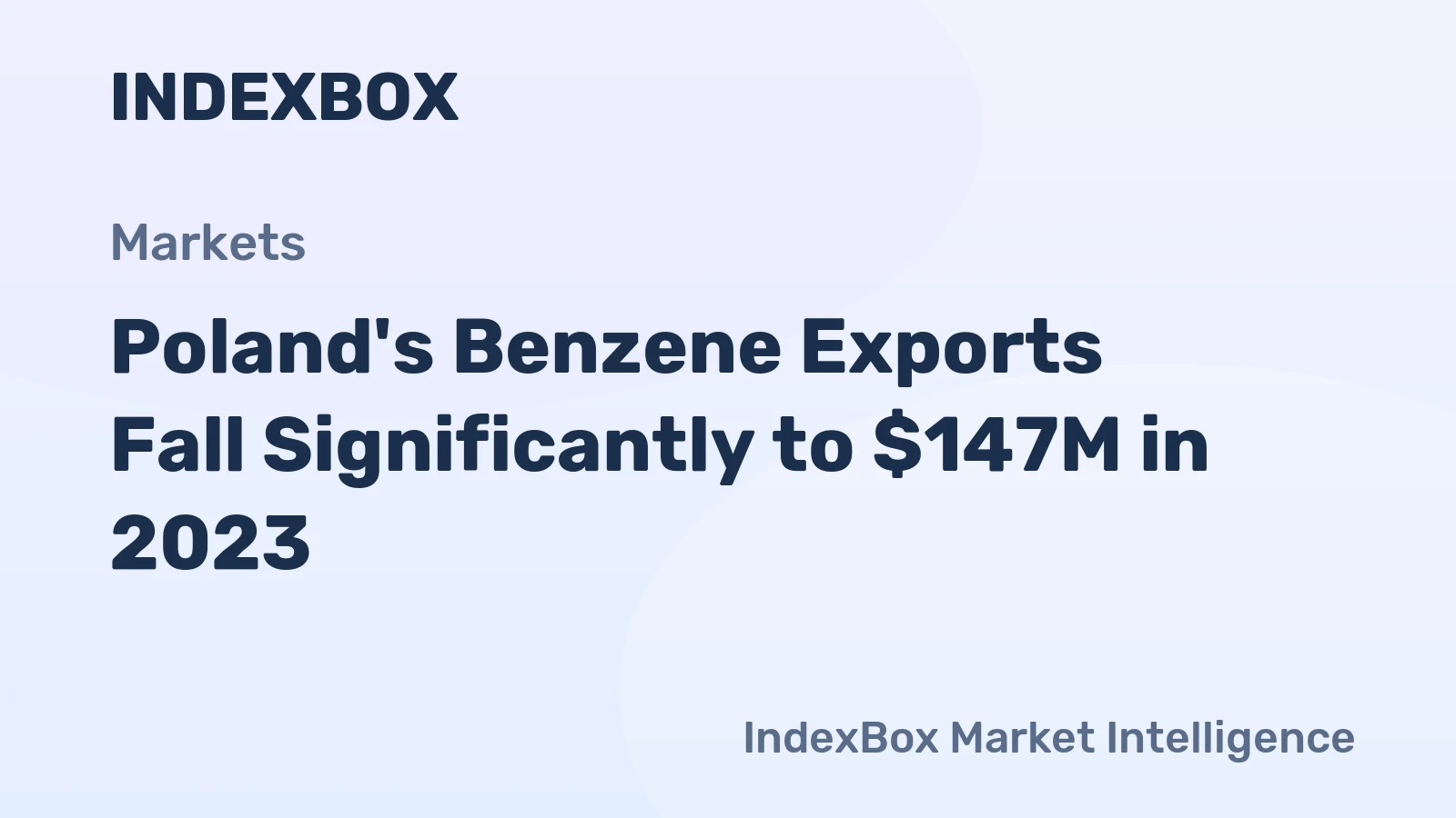 Poland's Benzene Exports Fall Significantly to $147M in 2023