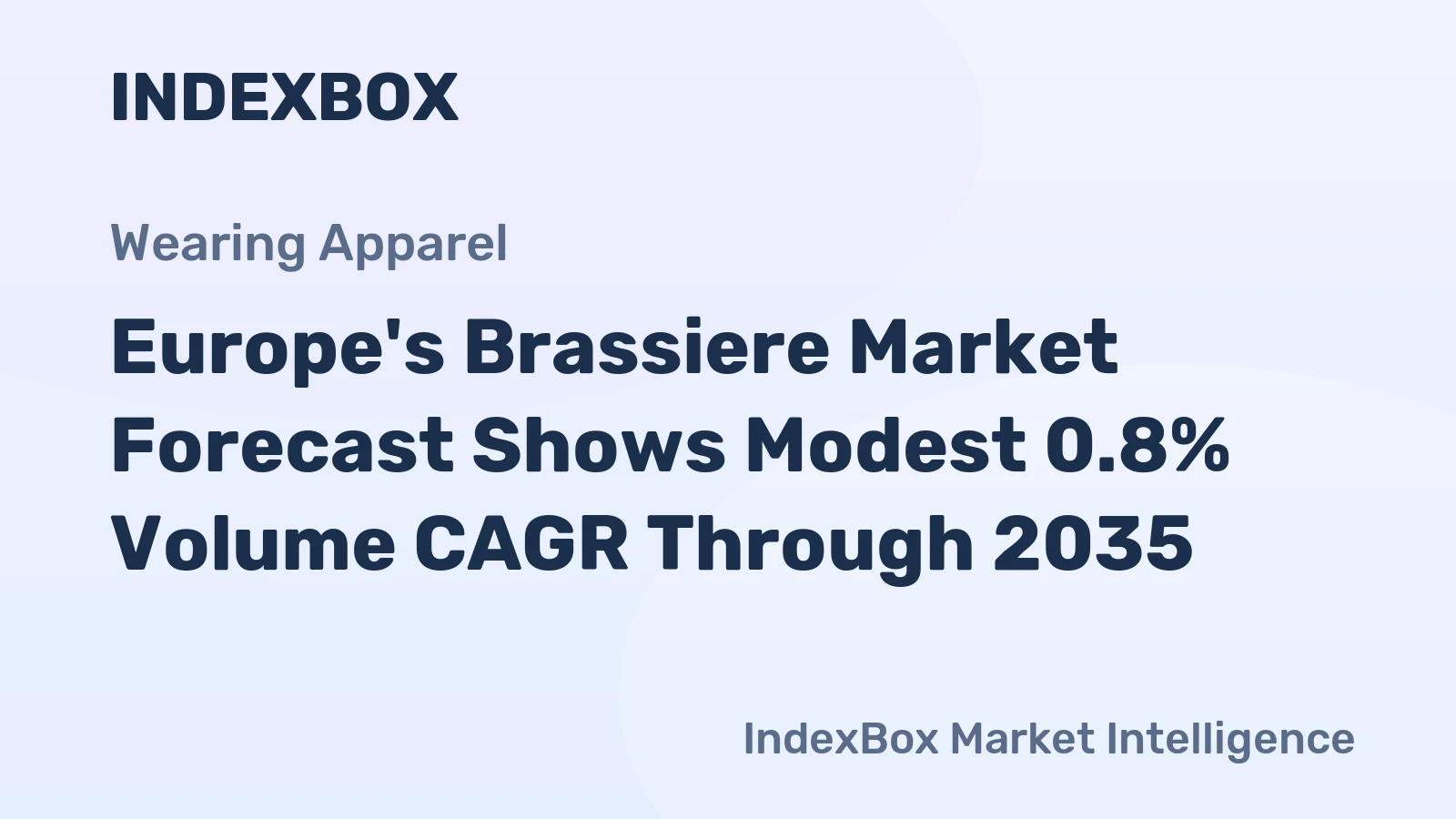 Europe's Brassiere Market Forecast Shows Modest 0.8% Volume CAGR Through 2035