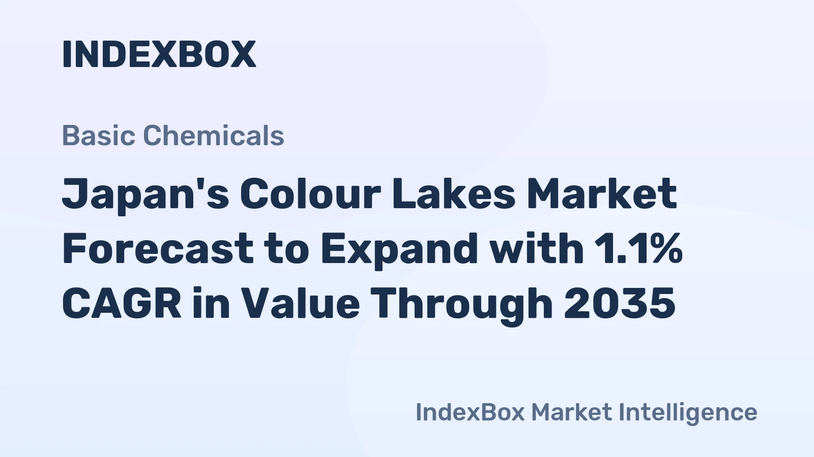 Japan's Colour Lakes Market Forecast to Expand with 1.1% CAGR in Value Through 2035