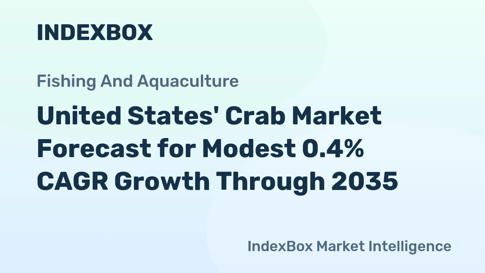 United States' Crab Market Forecast for Modest 0.4% CAGR Growth Through 2035