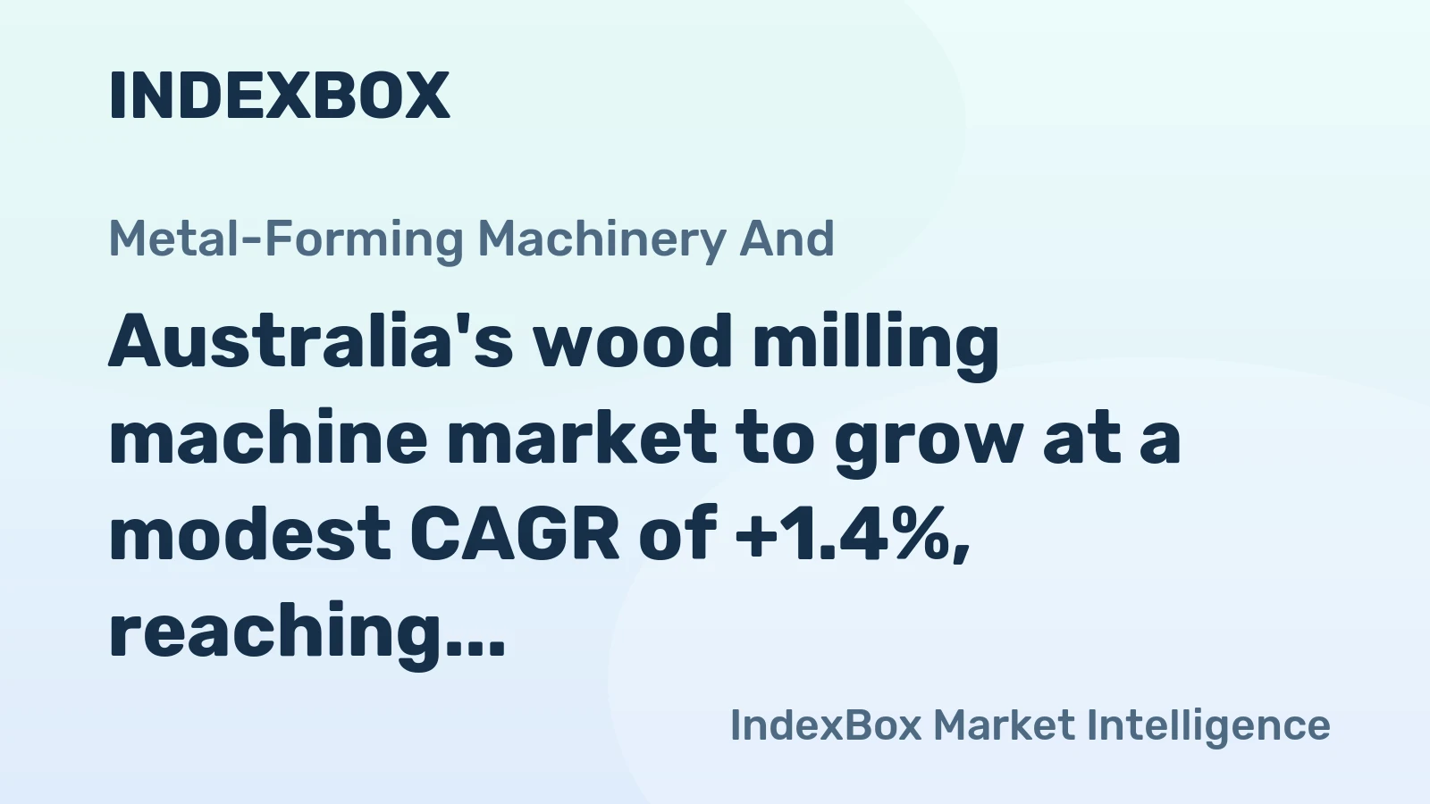 Australia's wood milling machine market to grow at a modest CAGR of +1.4%, reaching 25K units by 2035.
