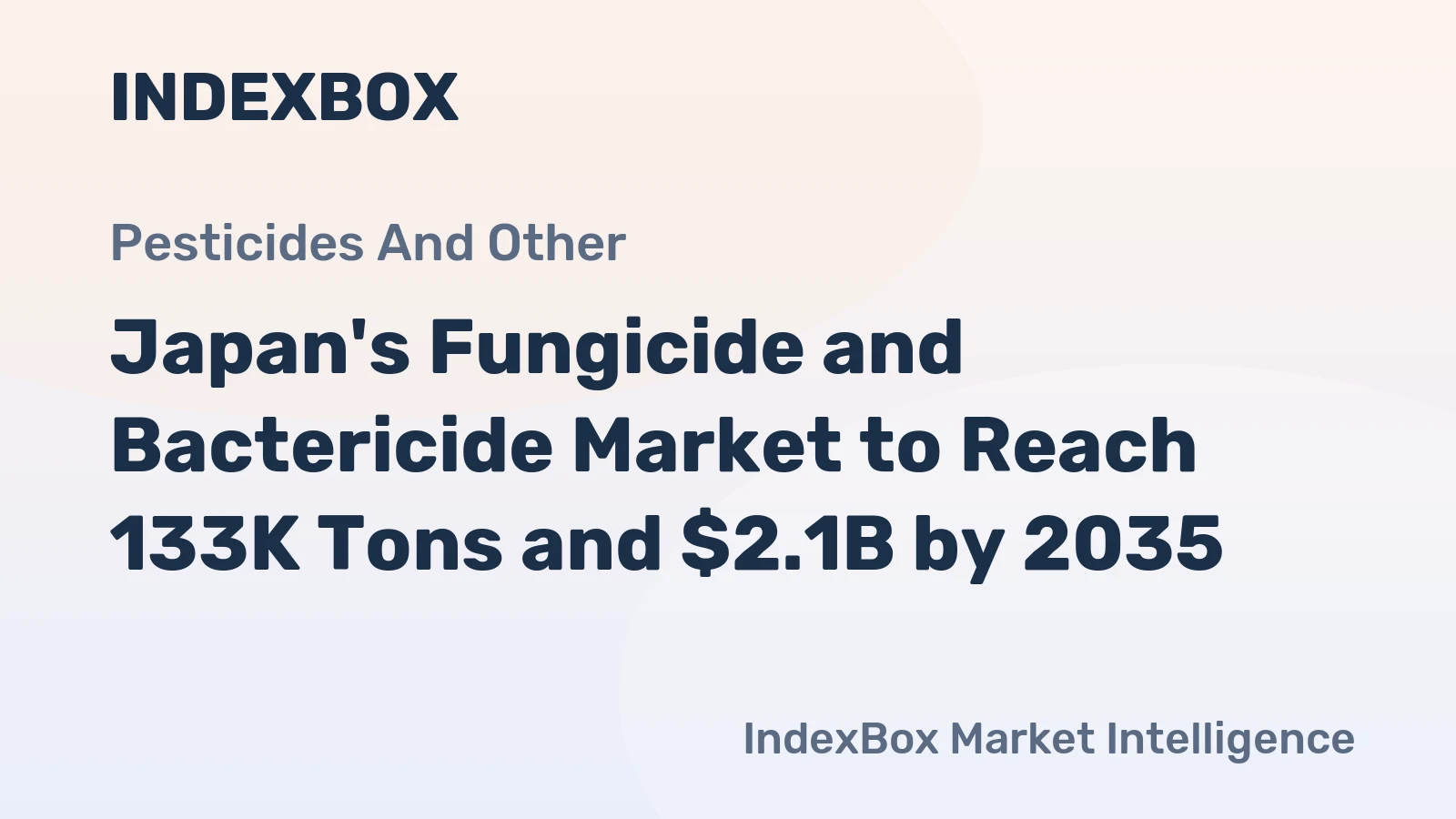 Japan's Fungicide and Bactericide Market to Reach 133K Tons and $2.1B by 2035