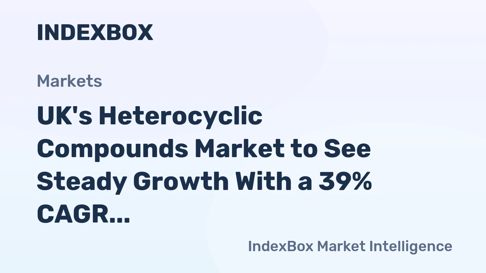 UK's Heterocyclic Compounds Market to See Steady Growth With a 39% CAGR in Value Through 2035