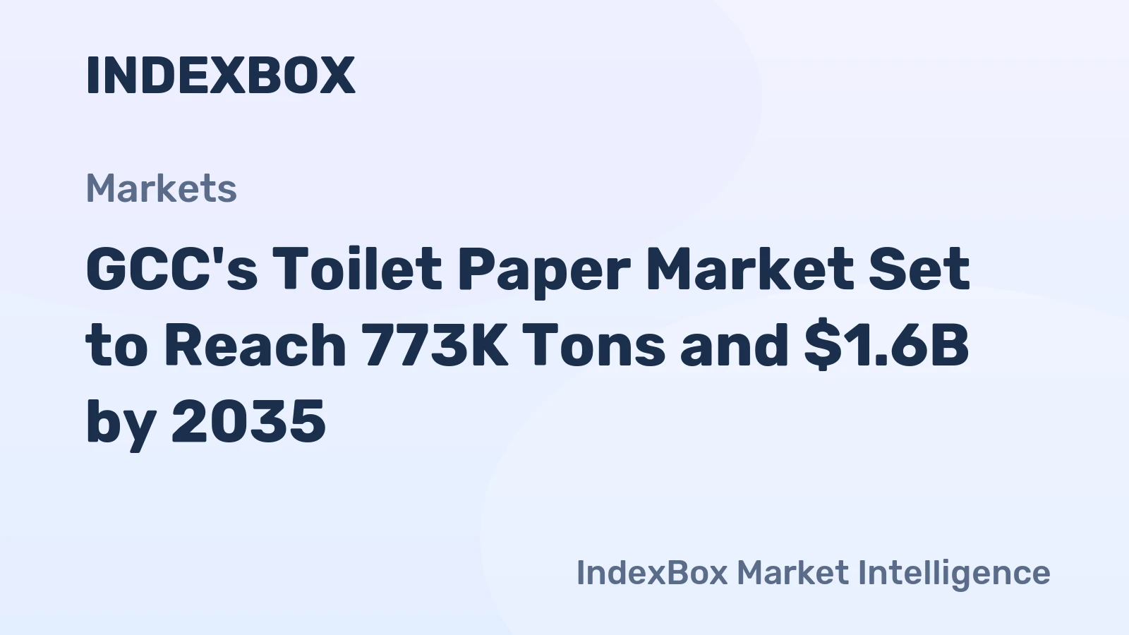 GCC's Toilet Paper Market Set to Reach 773K Tons and $1.6B by 2035