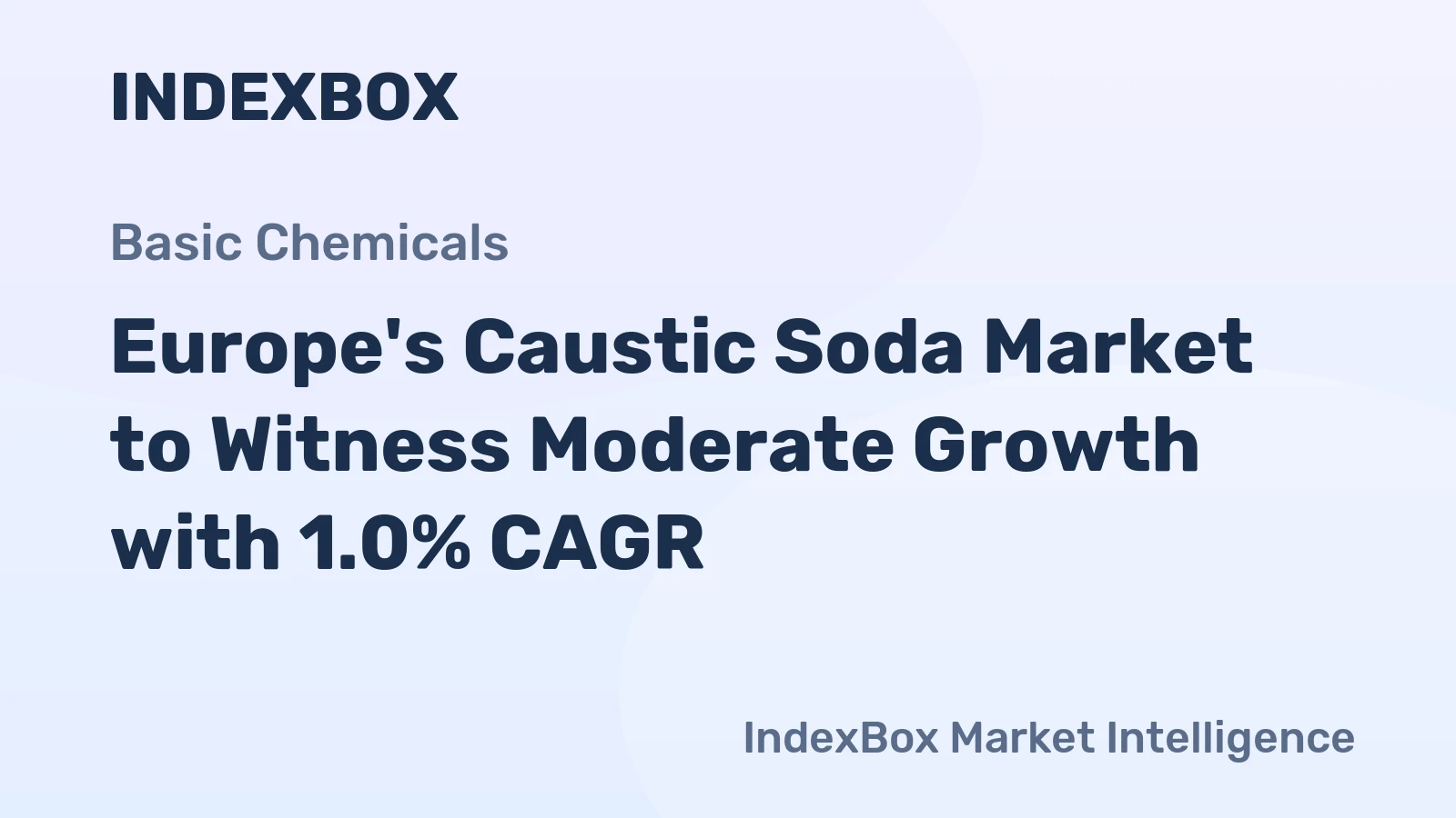 Europe's Caustic Soda Market to Witness Moderate Growth with 1.0% CAGR
